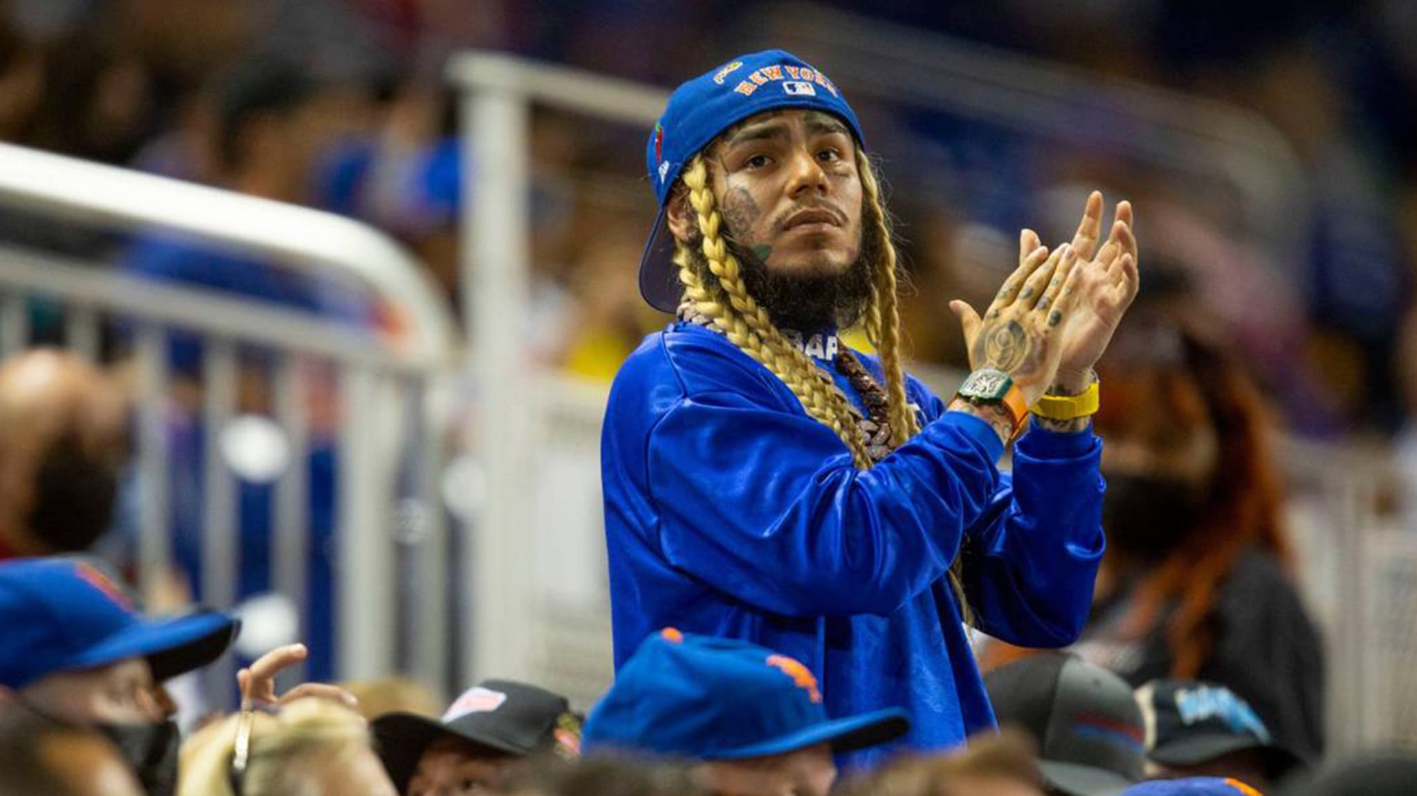 6ix9ine's Girlfriend Arrested for Assaulting Him on Video