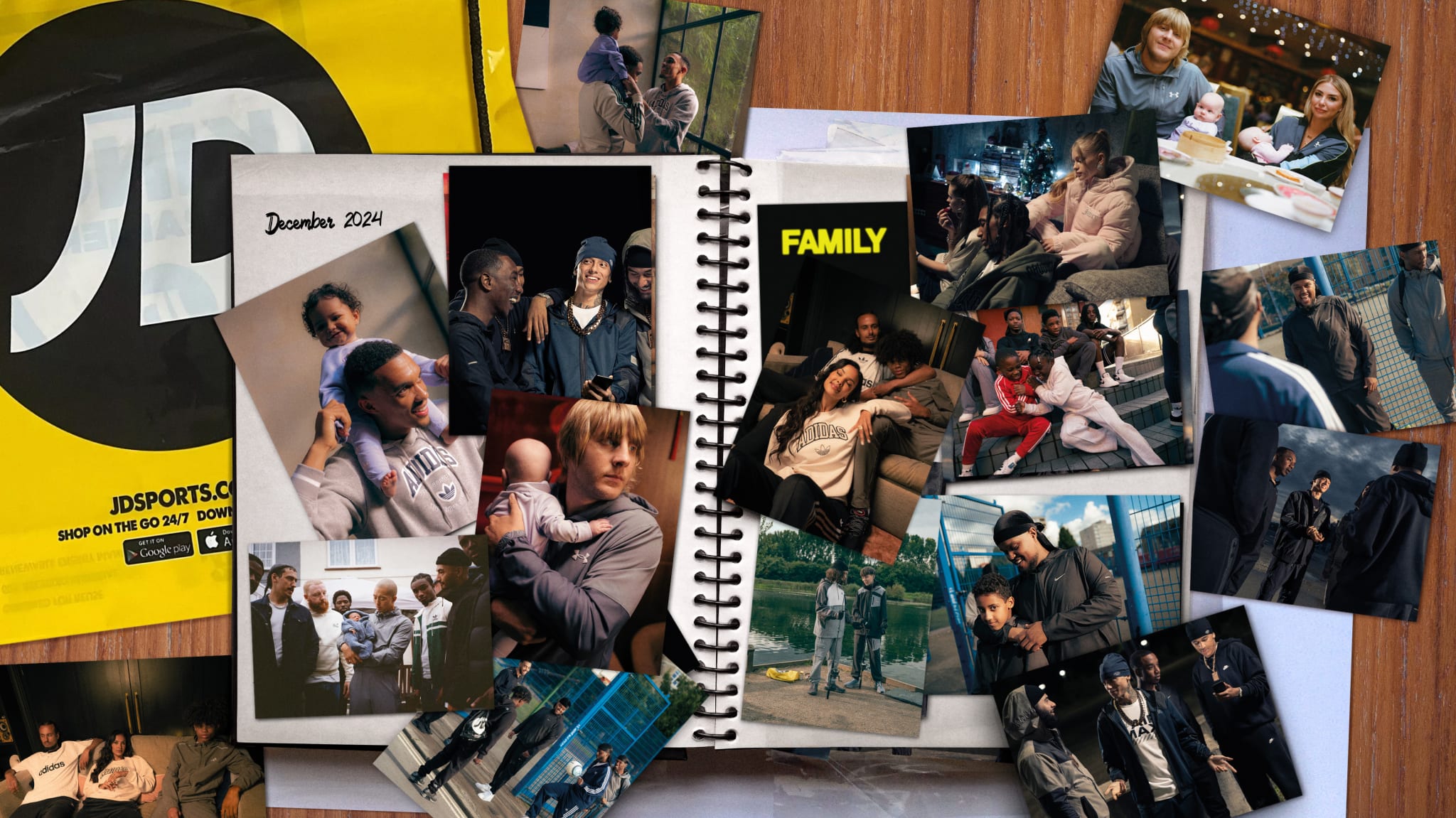 JD Taps Five British Stars For ‘Family’ Christmas 2024 Ca...