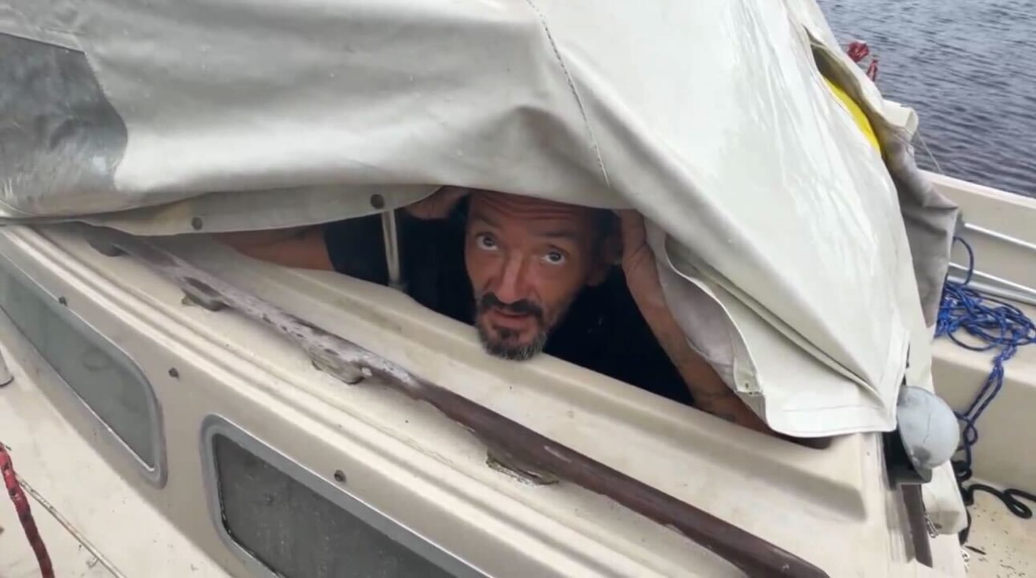 Florida Man ‘Lieutenant Dan’ Goes Viral Amid Hurricane Mi...