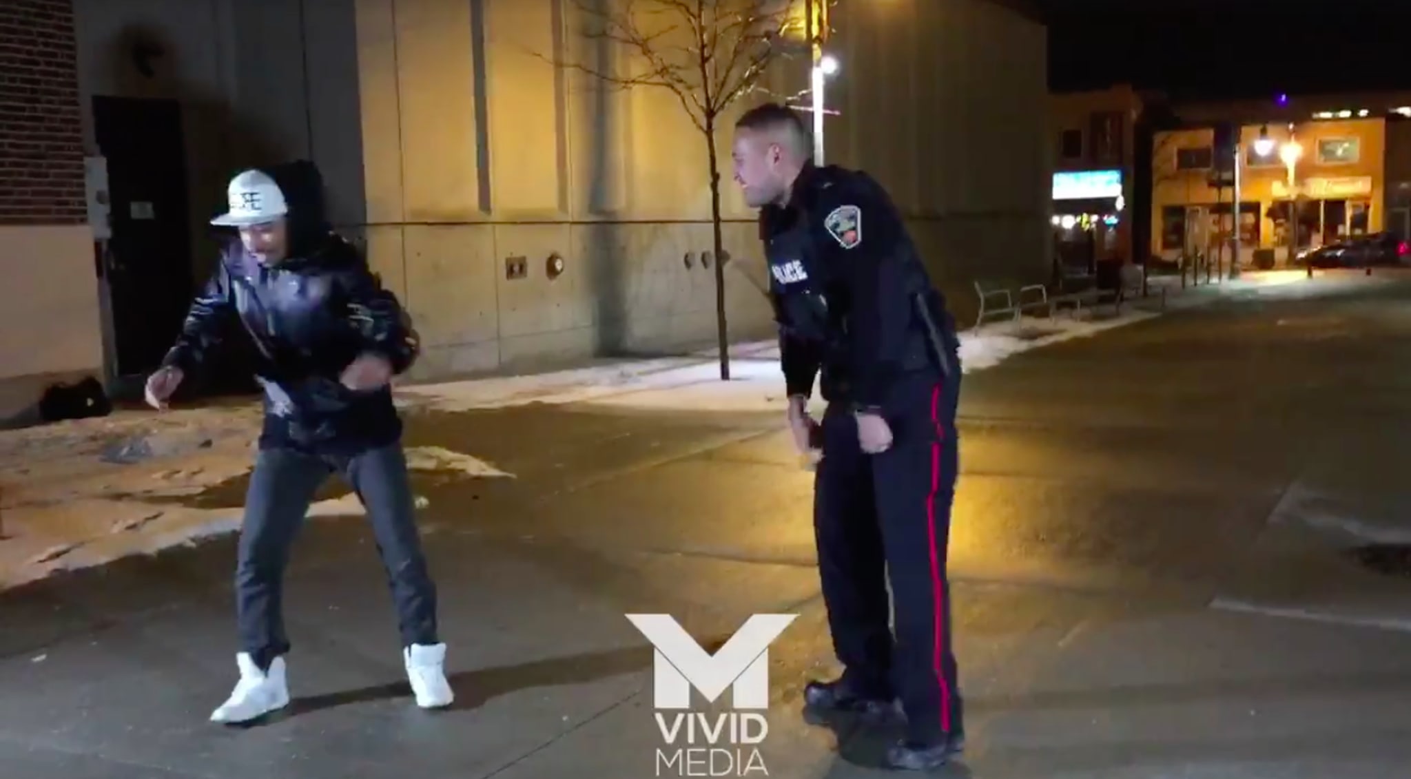 Ontario Cop Crashes Music Video Shoot and Breaks Out the Dance Moves
