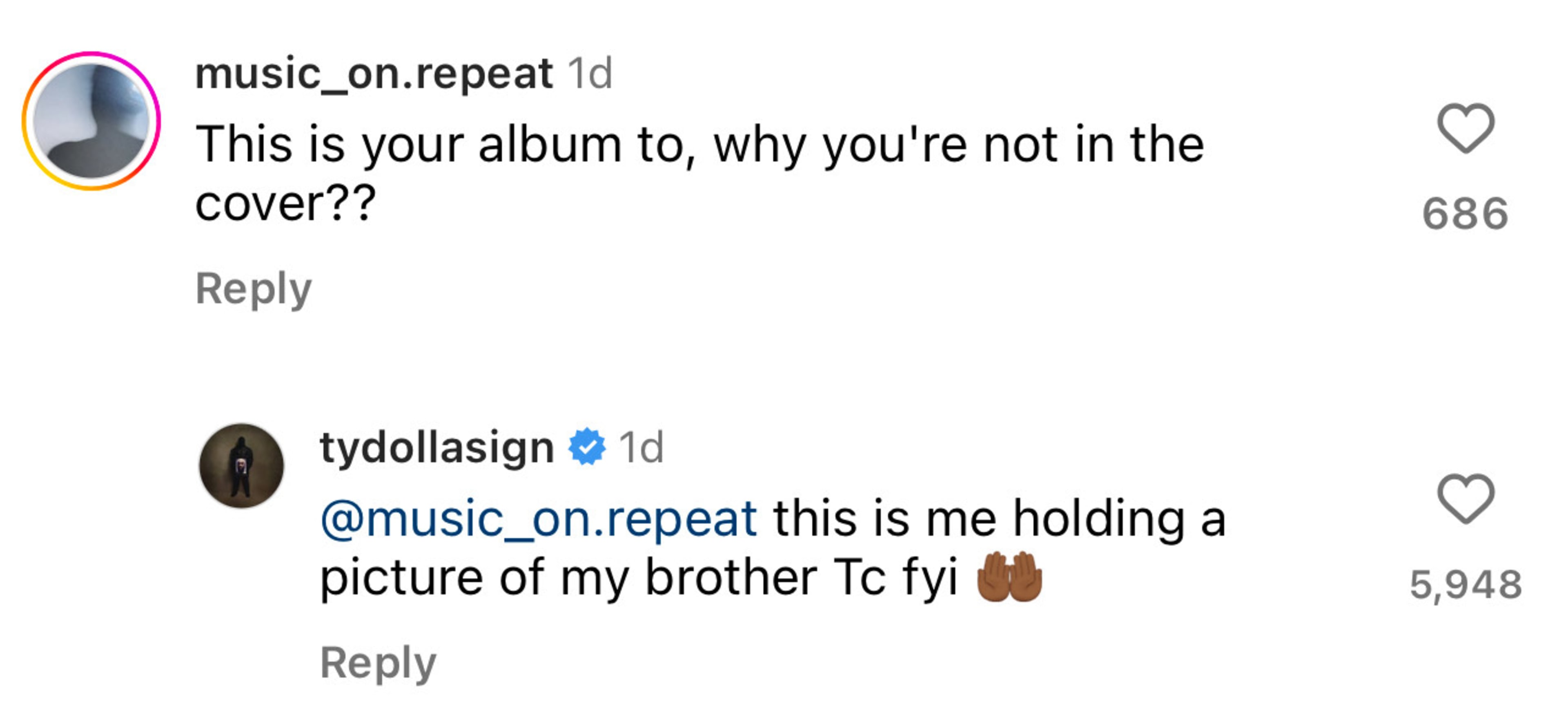 Ty Dolla Sign Reveals ‘Vultures 2’ Cover Is Him Holding Picture of ...