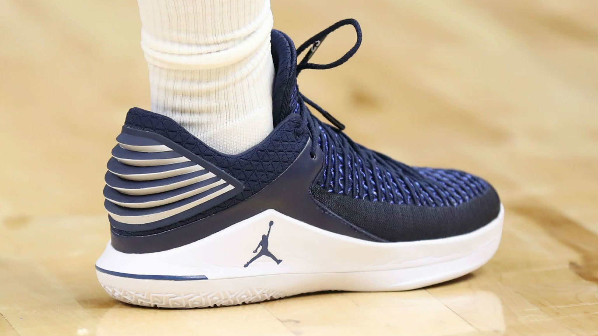 #SoleWatch: Jimmy Butler's Navy Air Jordan 32 Low PE