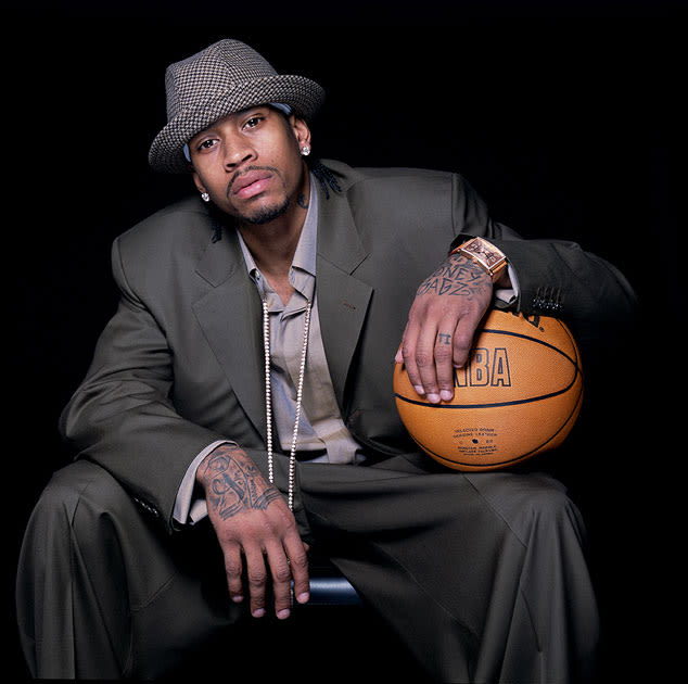 Allen Iverson's Suits - The 50 Biggest Athlete Style Fails | Complex