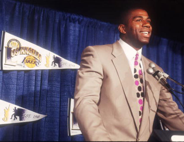 Earvin "Magic" Johnson - The Most Stylish NBA Champions of All Time ...