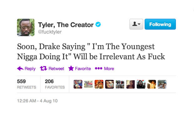 Tyler, The Creator - Here Are a Bunch of Old Tweets Wherein Your ...