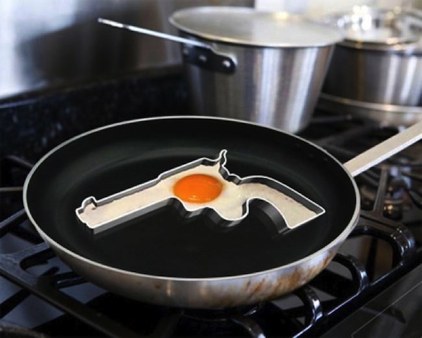 Fry Your Eggs Into The Shape Of A Handgun