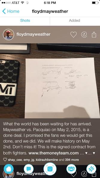 Floyd Mayweather Finally Confirms May 2 Fight With Manny Pacquiao
