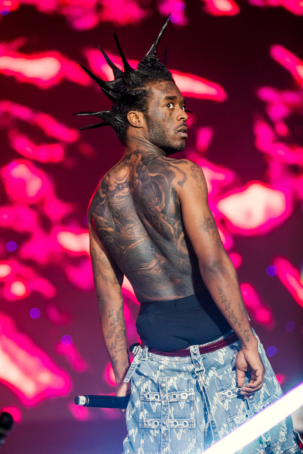 Uzzi Famous Tattoos Ribbed Beanie Uzzi Co Concepts Knit Cap OS Black