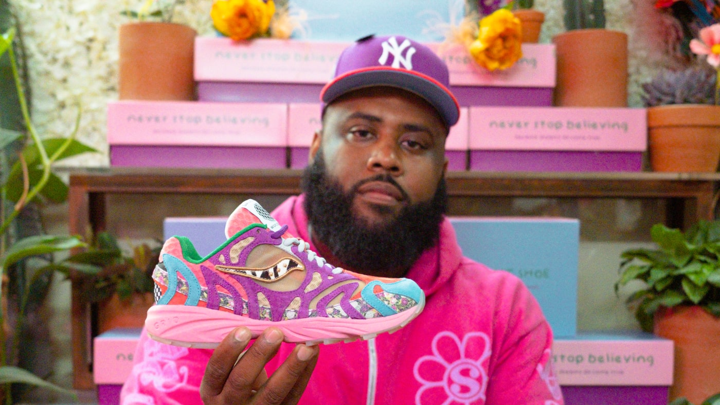 Jae Tips x Saucony Grid Azura 2000 First Sneaker Collab Interview | Complex