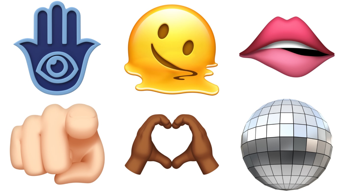 iOS 15.4 Beta Introduces 37 Emoji, Including a Biting Lip, and Heart ...