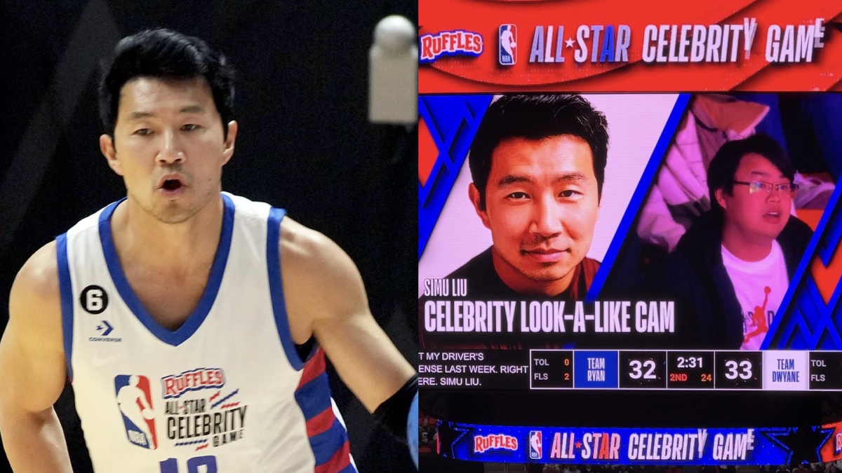 Simu Liu on Look-Alike Cam at NBA All-Star Celeb Game: ‘This Wasn’t ...