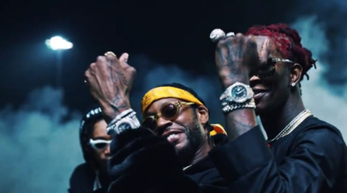 Young Thug, 2 Chainz, Wiz Khalifa, and PnB Rock Flex in New "Gang Up ...