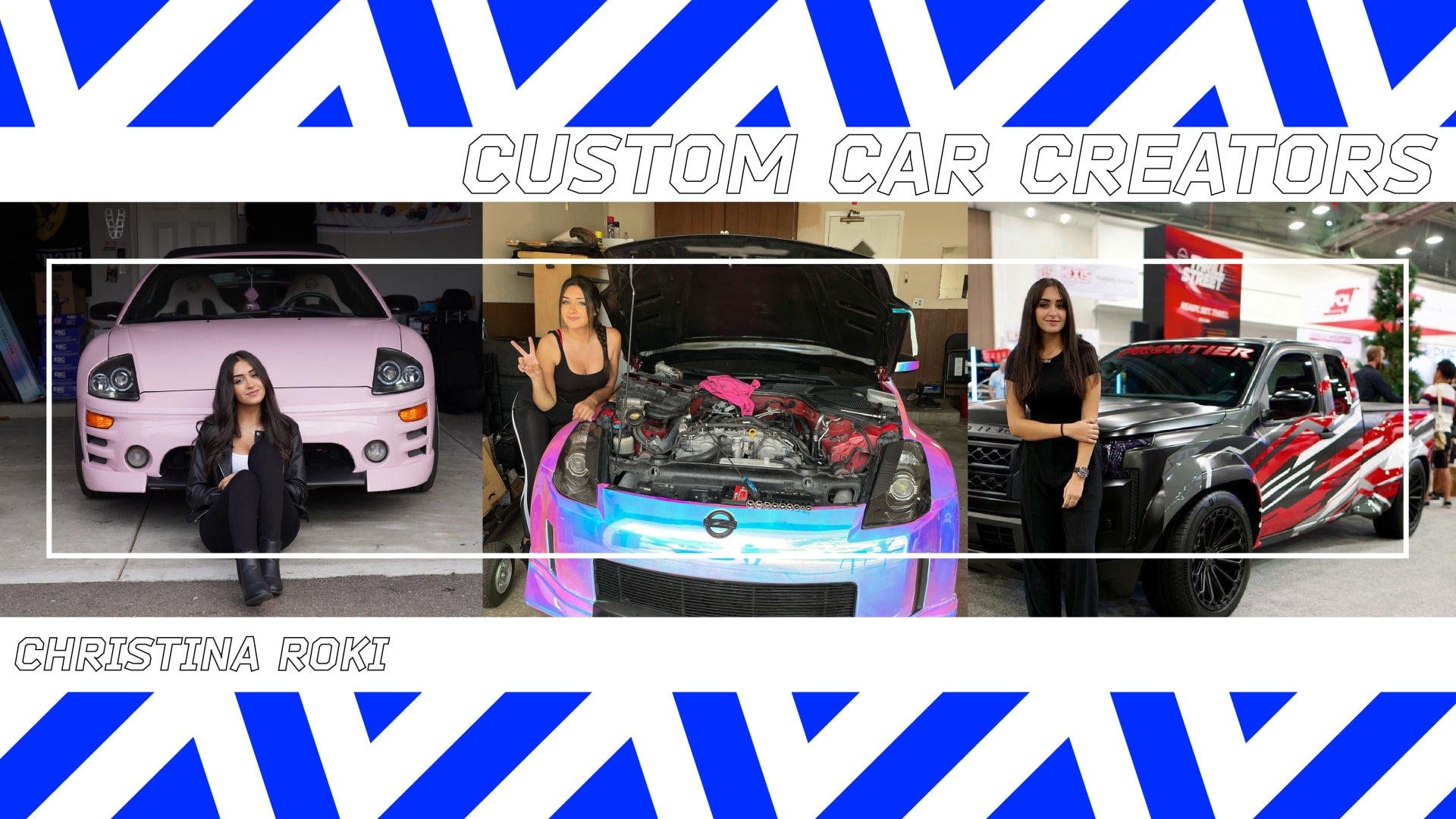 Christina Roki Owns Her Ridges by creating the crazy custom wraps for ...