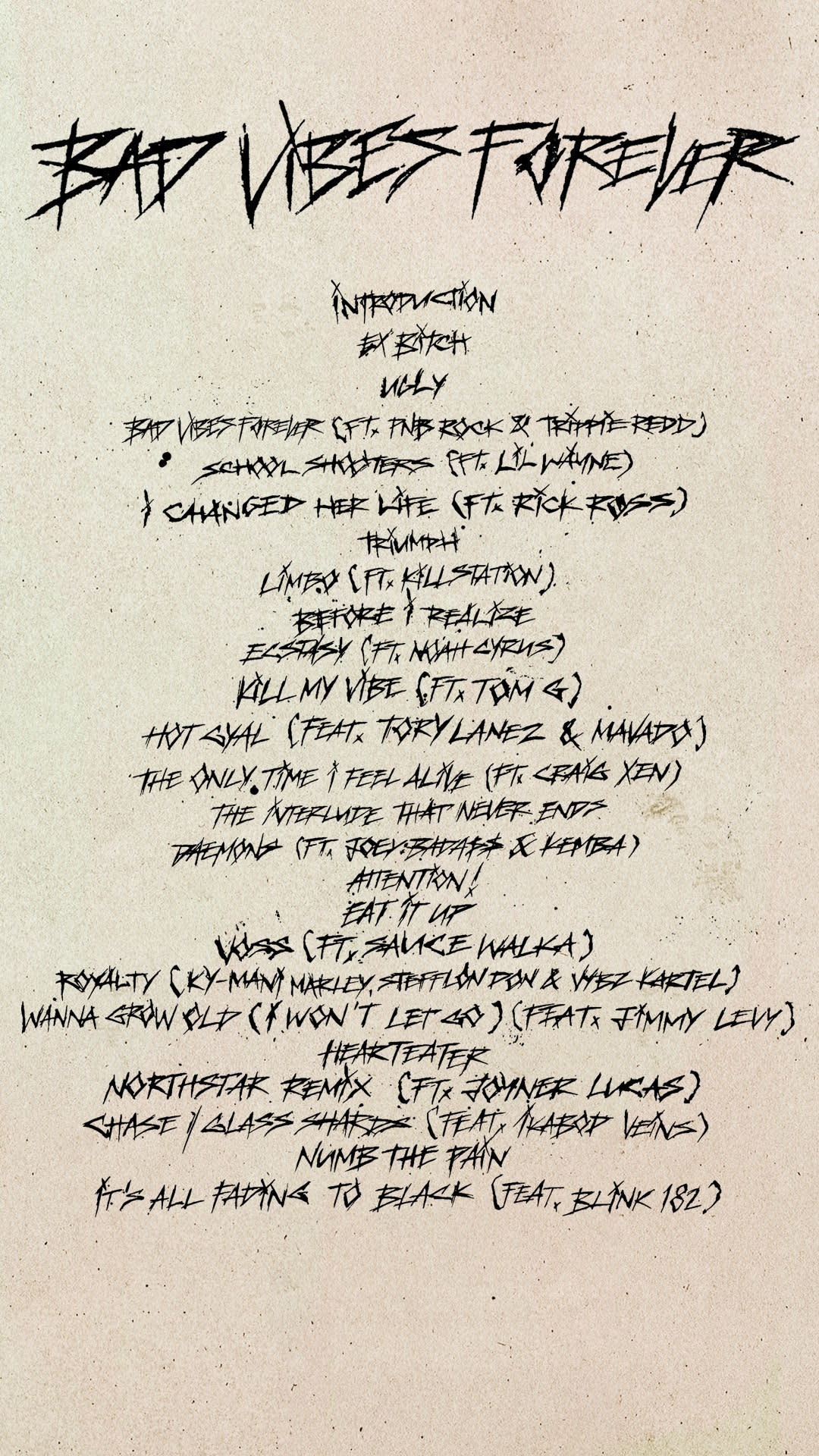 Xxxtentacion Bad Vibes Forever Discussion Thread Final Album